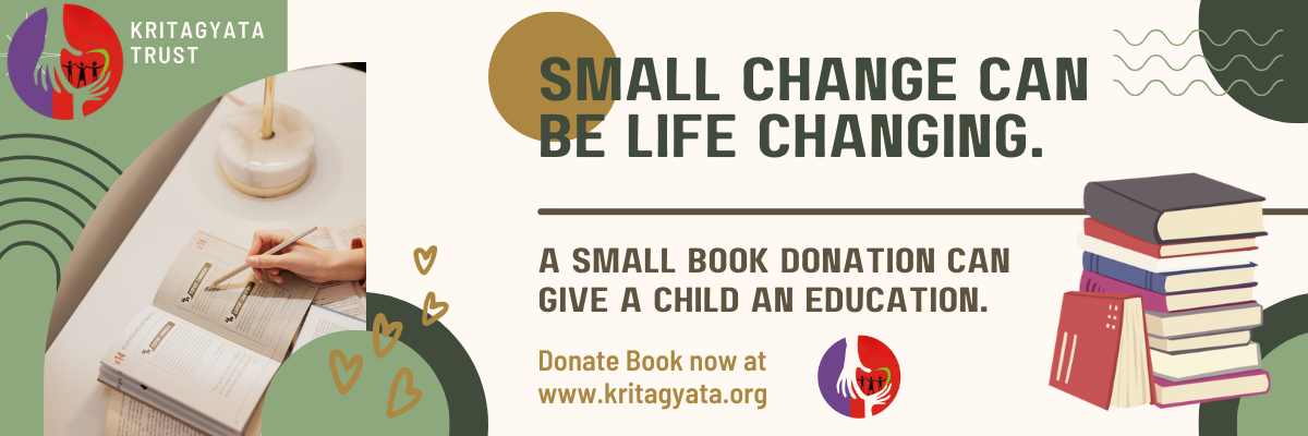 Give the Gift of Education Support Kritagyata Trust NGO in Bangalore